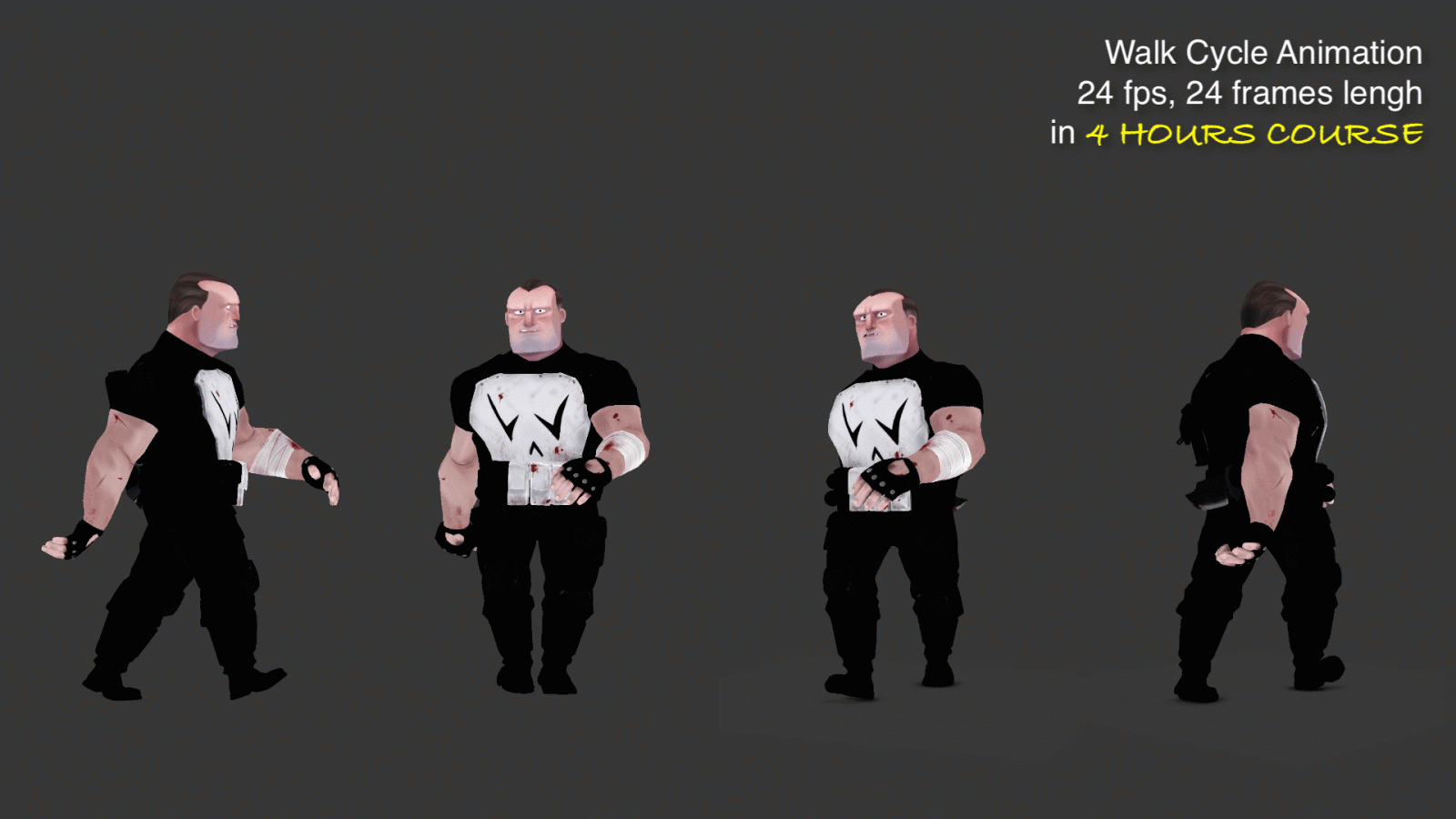 3D Walk Cycle Animation Course (Maya) - Cristina Teaching Art