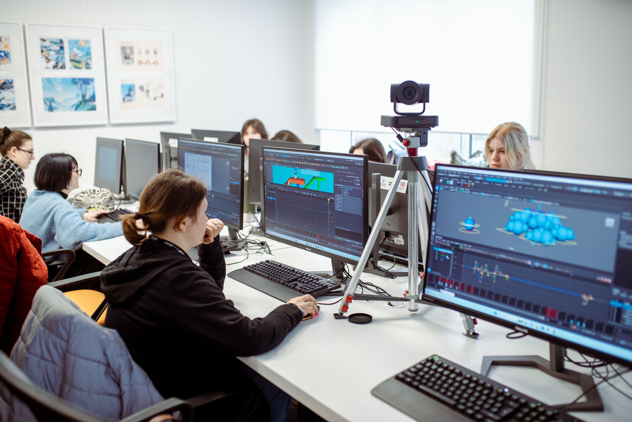 3D Animation student reel, beginner level - Cristina Teaching Art