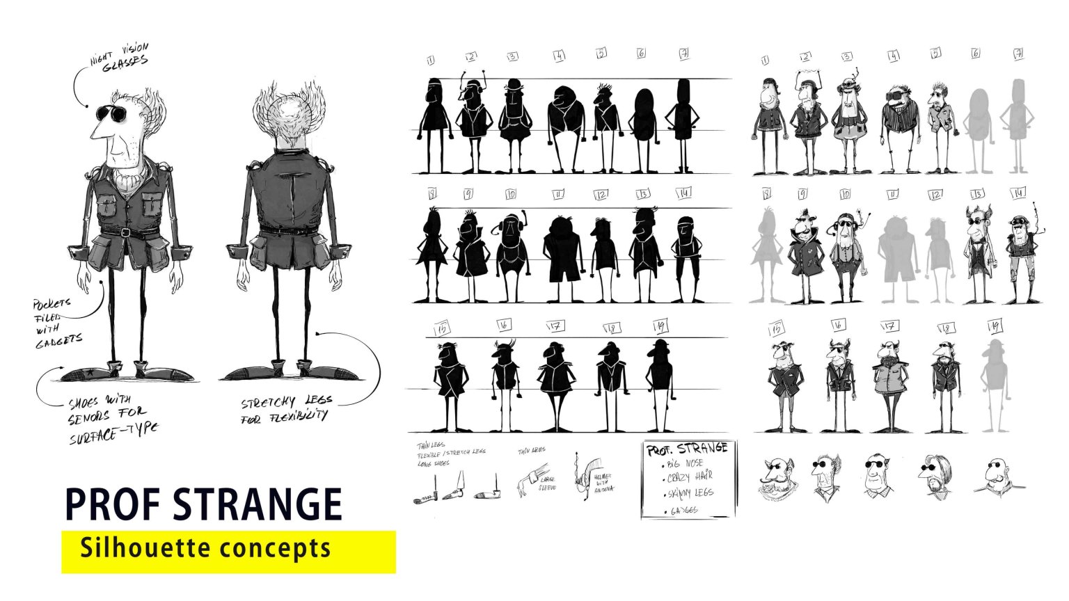 Silhouette Principle. How to make your art clear and appealing ...