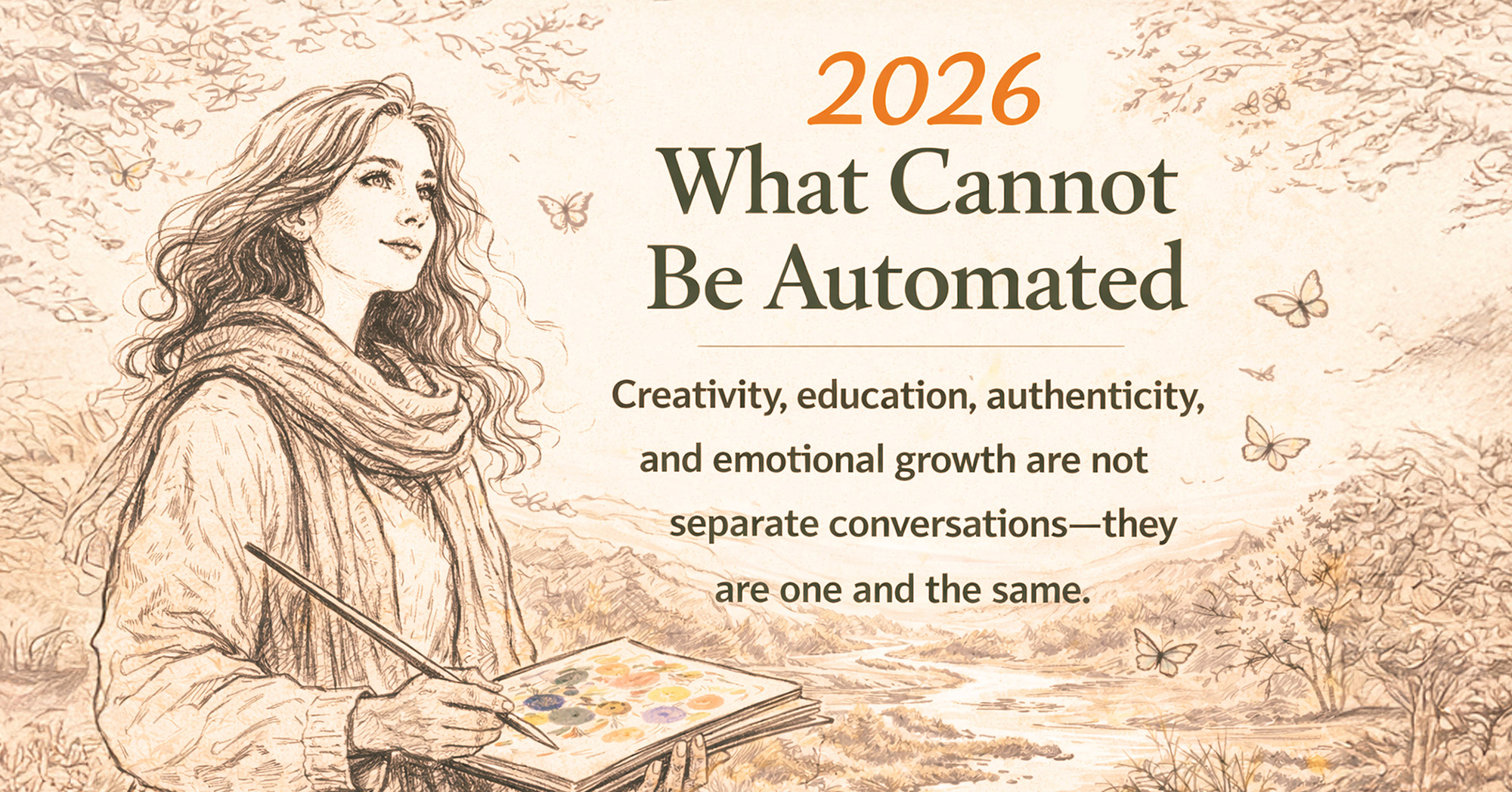 2026: What Cannot Be Automated – Cristina Teaching Art